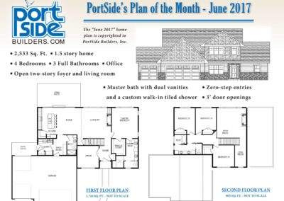 Home Plan of the Month - PortSide Builders • New home ideas